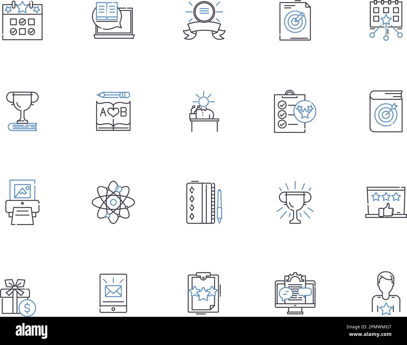 Branding outline icons collection. Branding, Identity, Image, Logo ...