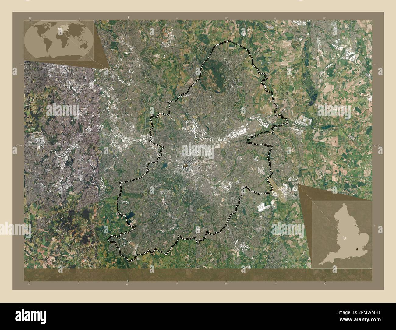 Birmingham, administrative county of England - Great Britain. High ...