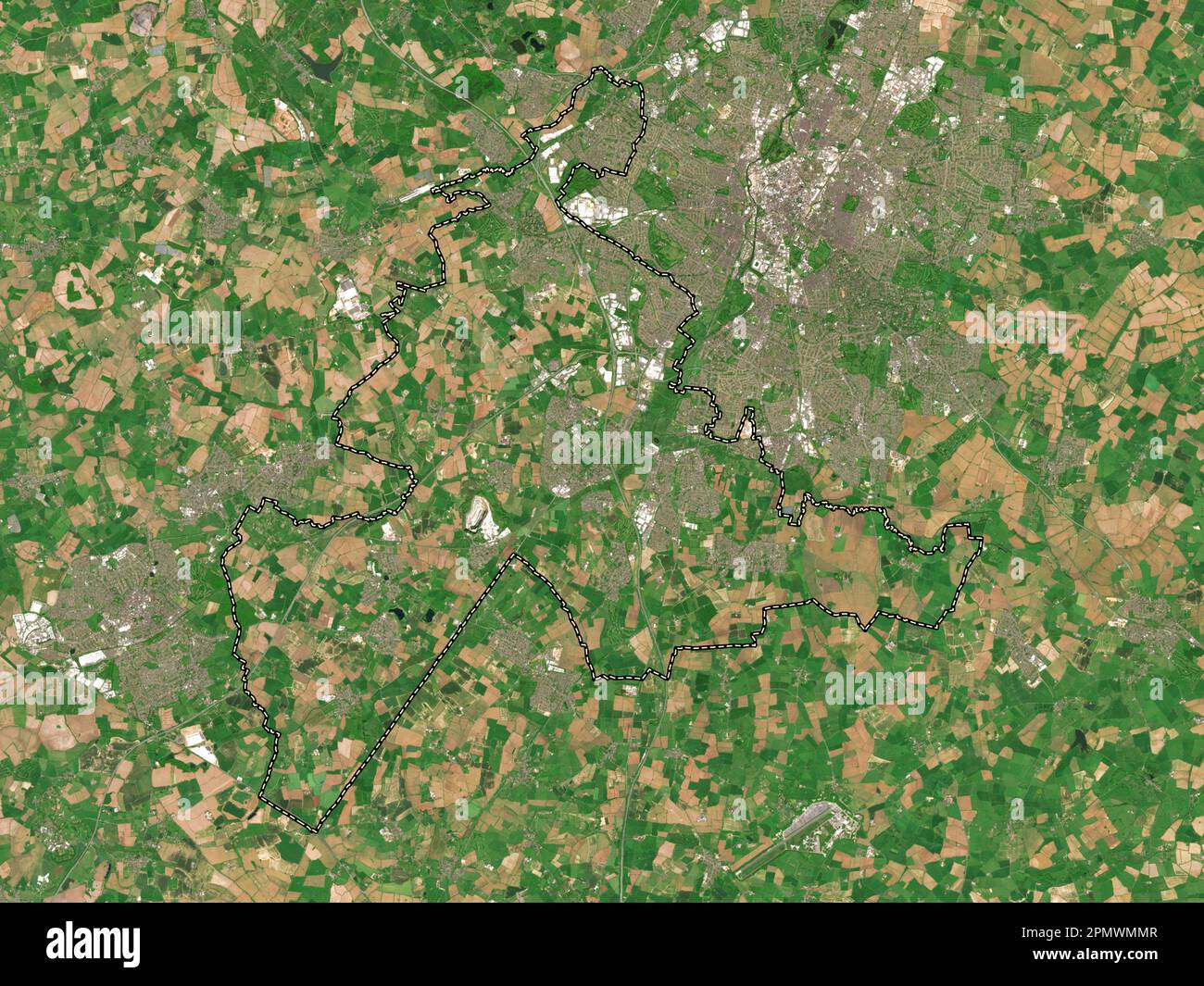 Blaby, non metropolitan district of England - Great Britain. Low ...
