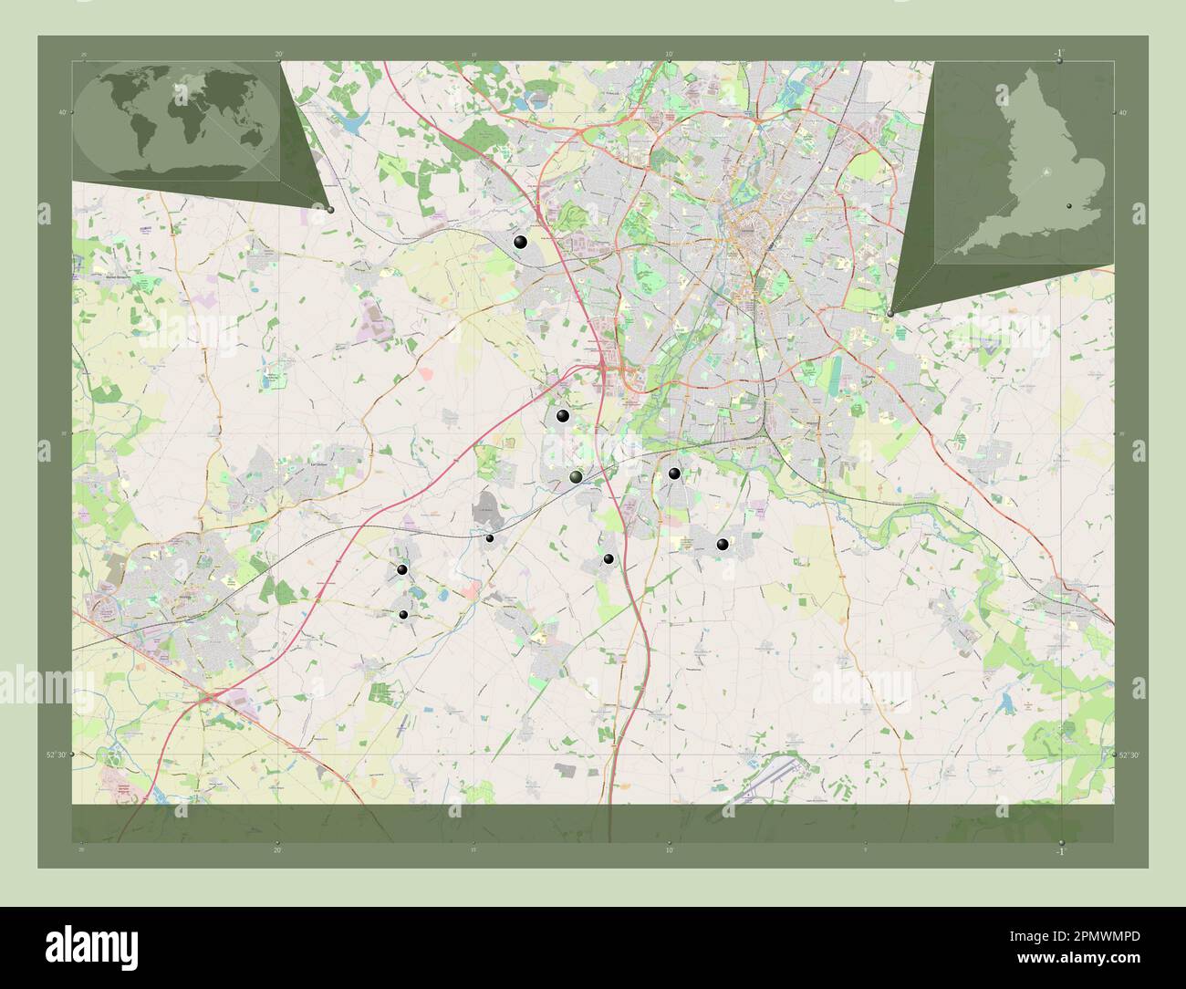 Blaby, non metropolitan district of England - Great Britain. Open ...