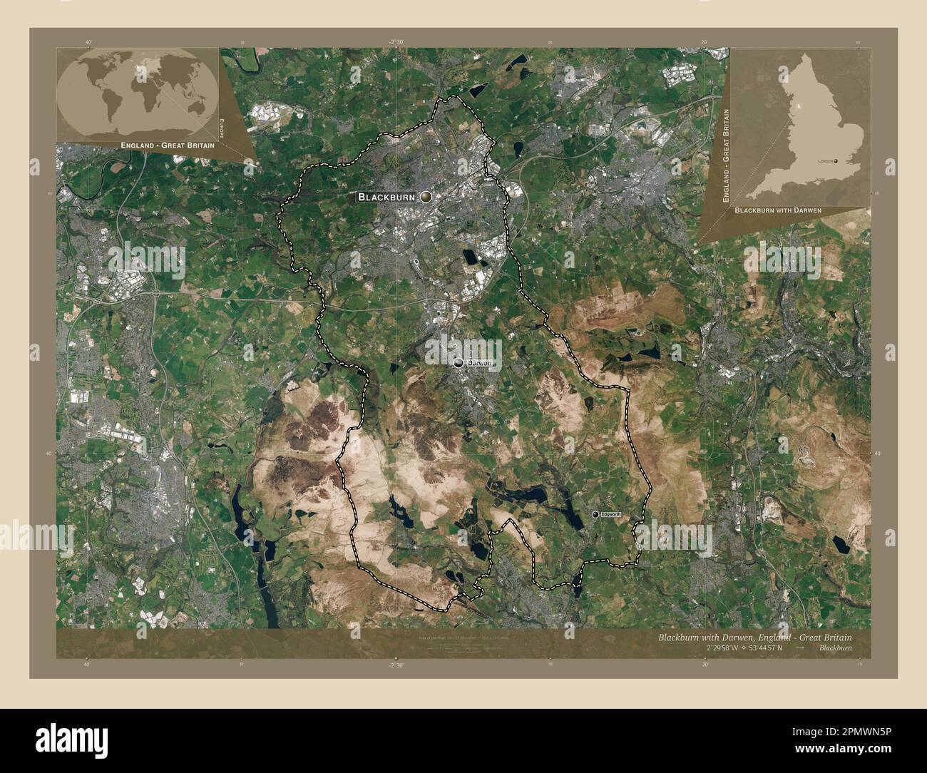 Blackburn with Darwen, unitary authority of England - Great Britain ...