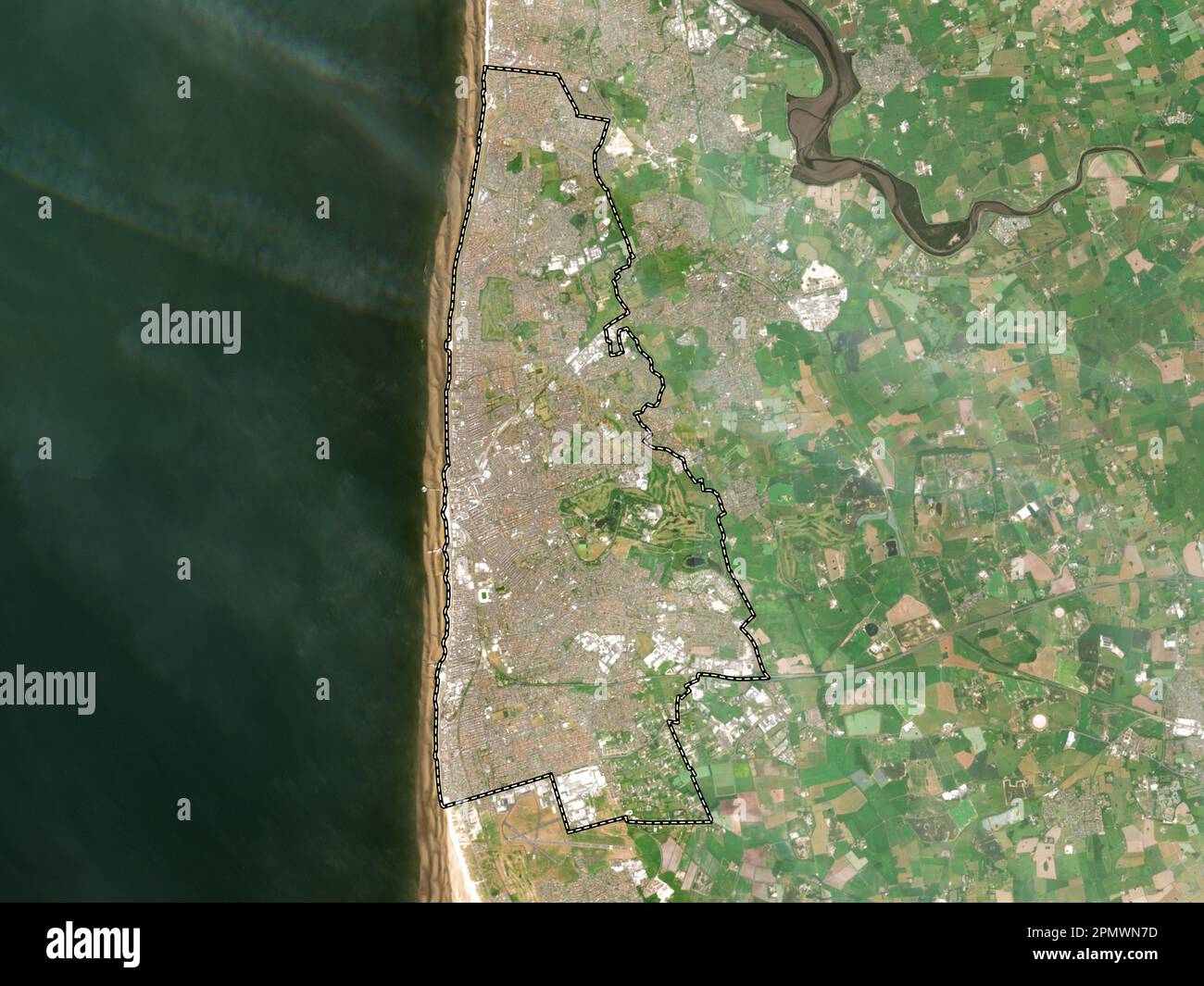 map england blackpool