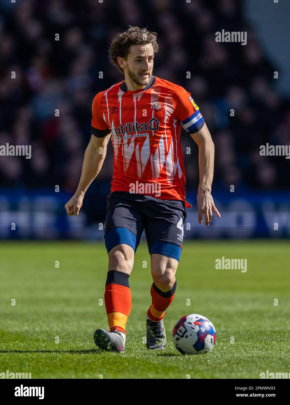 Luton Town's Tom Lockyer during the Sky Bet Championship match at ...
