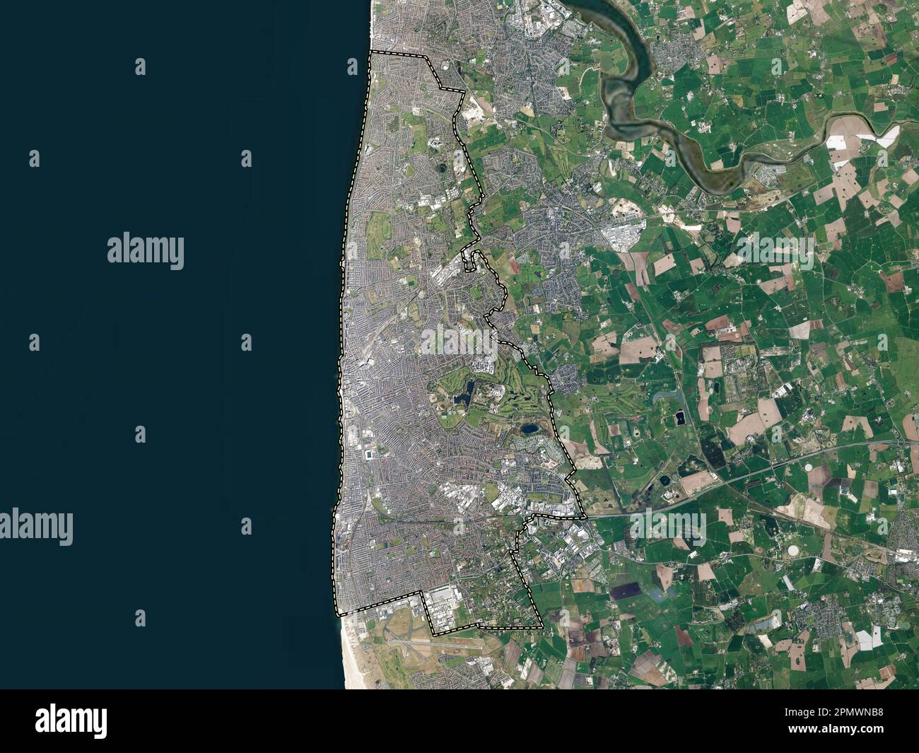 map england blackpool