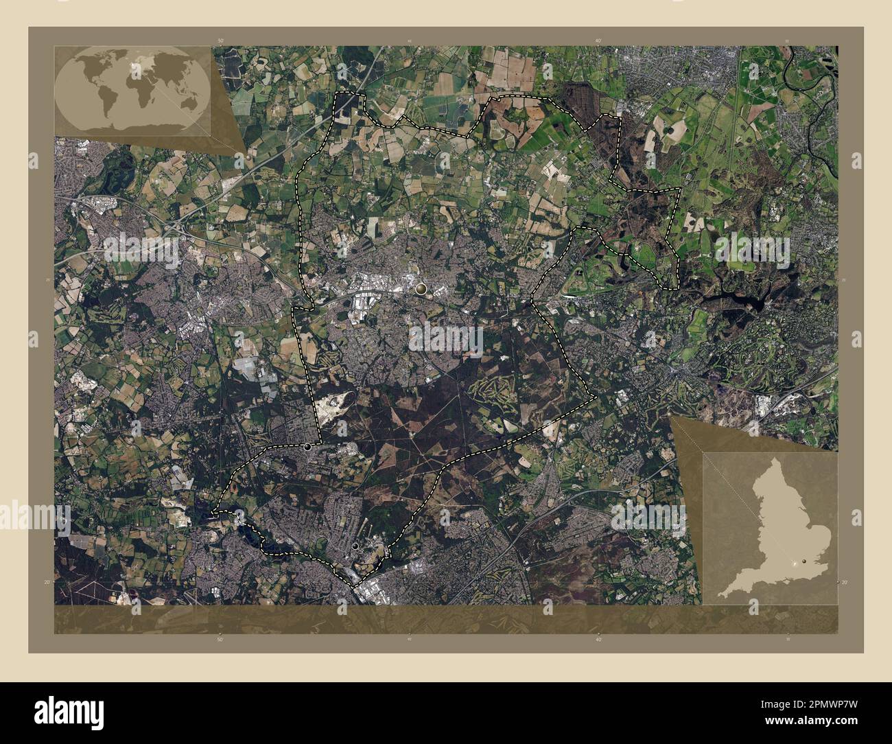 Bracknell map hi-res stock photography and images - Alamy