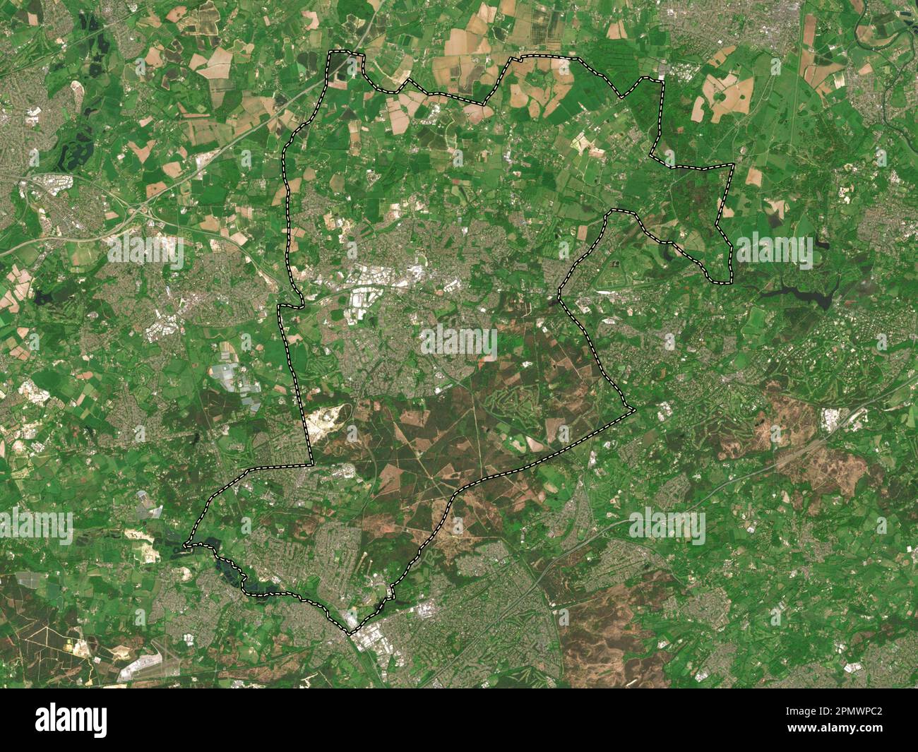 Bracknell forest map hi-res stock photography and images - Alamy
