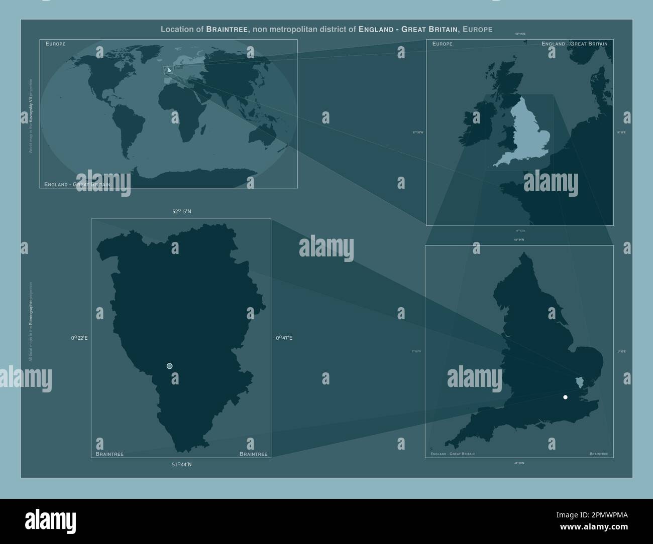 Braintree, non metropolitan district of England - Great Britain ...