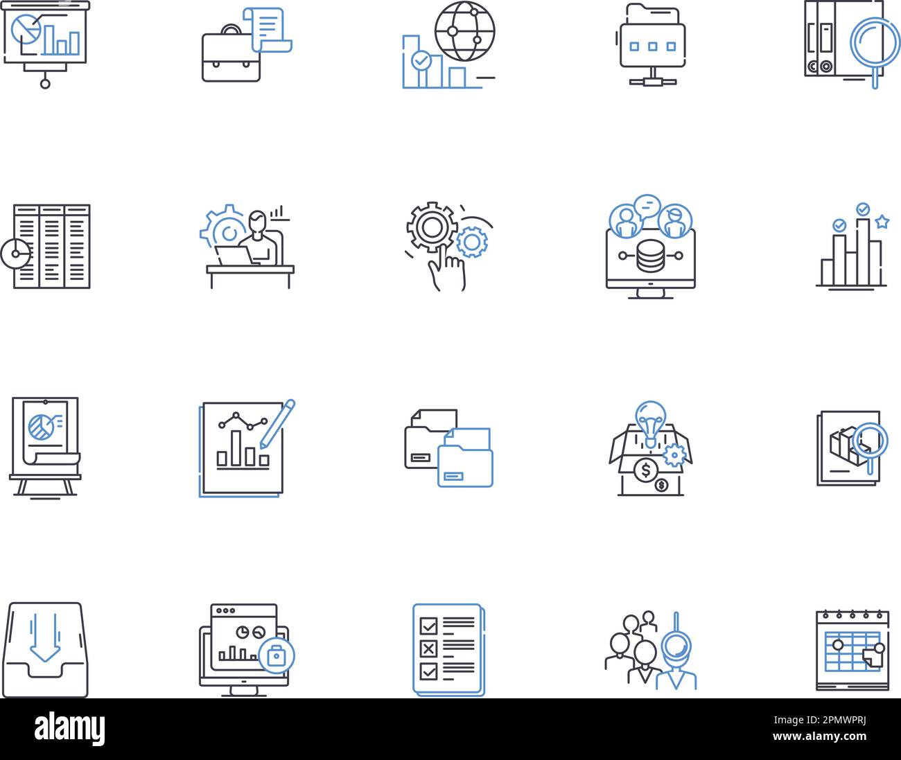 Database Line Icons Collection Database Dbms Rdbms Sql Oracle Mongodb Cloud Vector And