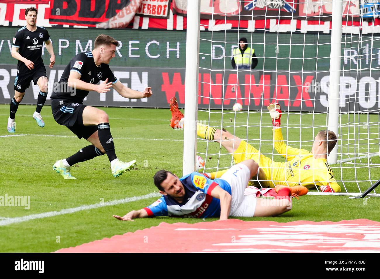 15 April 2023, Schleswig-Holstein, Kiel: Soccer: 2. Bundesliga ...