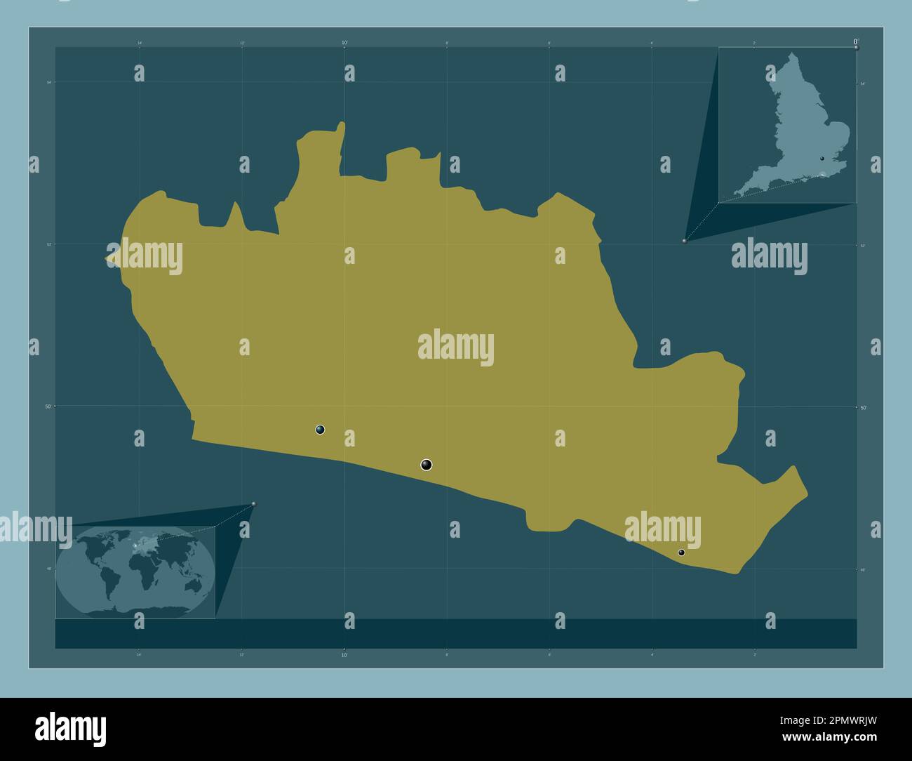 Brighton and Hove, unitary authority of England - Great Britain. Solid ...