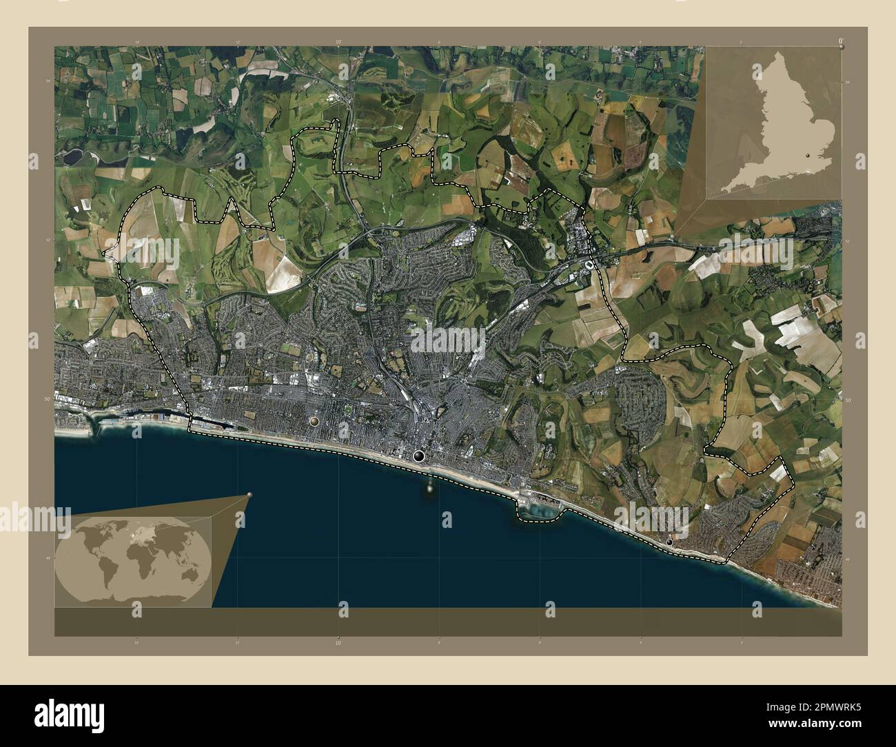 Brighton and Hove, unitary authority of England - Great Britain. High ...