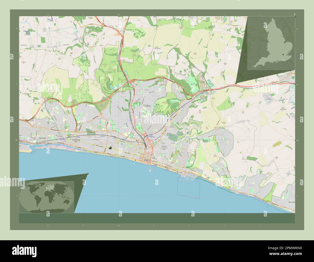 Brighton and Hove, unitary authority of England - Great Britain. Open ...