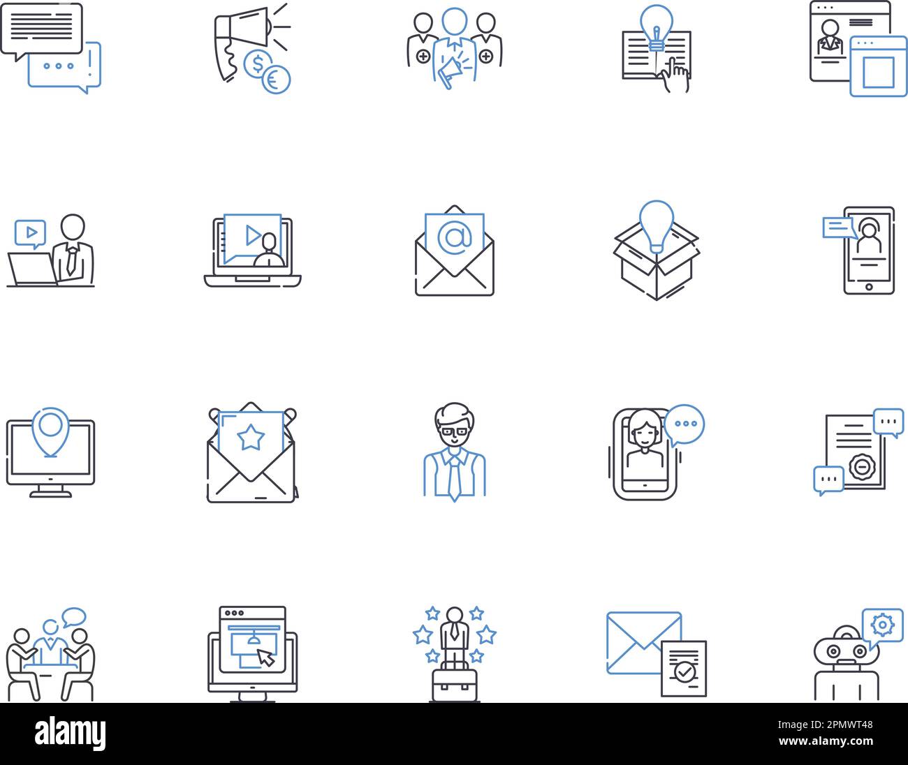 News outline icons collection. News, Media, Headlines, Journalism, Broadcast, Reporter, Breaking ...