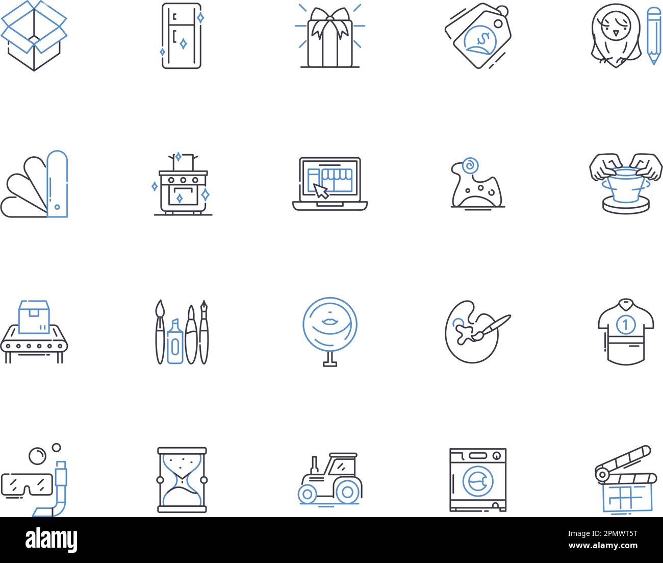 Online shopping trends Stock Vector Images - Alamy