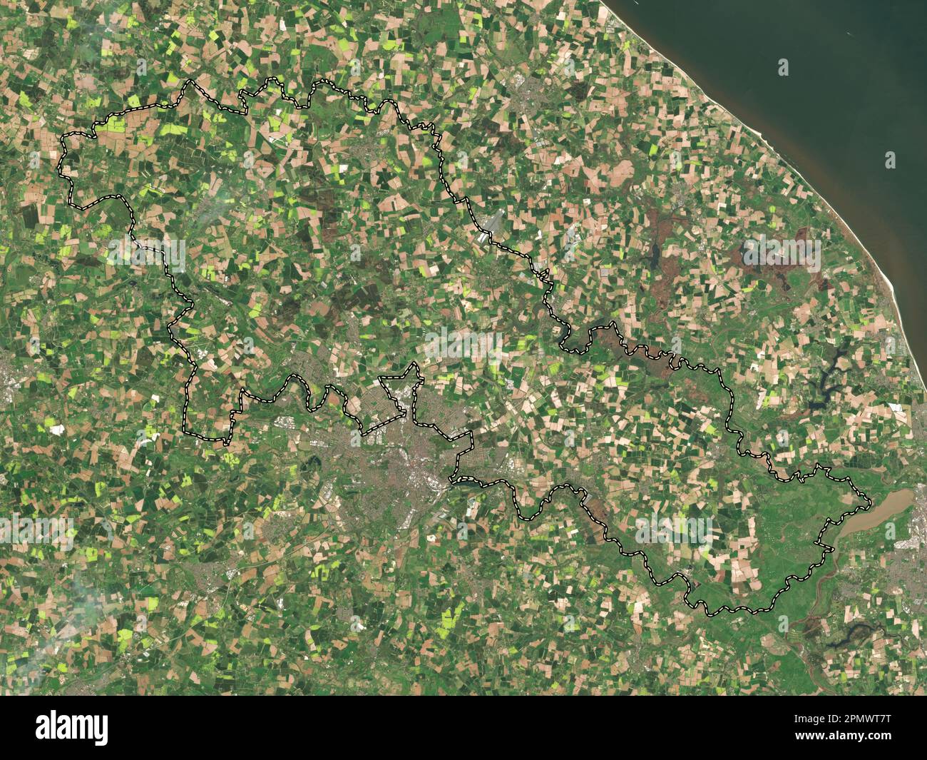 Broadland, non metropolitan district of England - Great Britain. Low ...