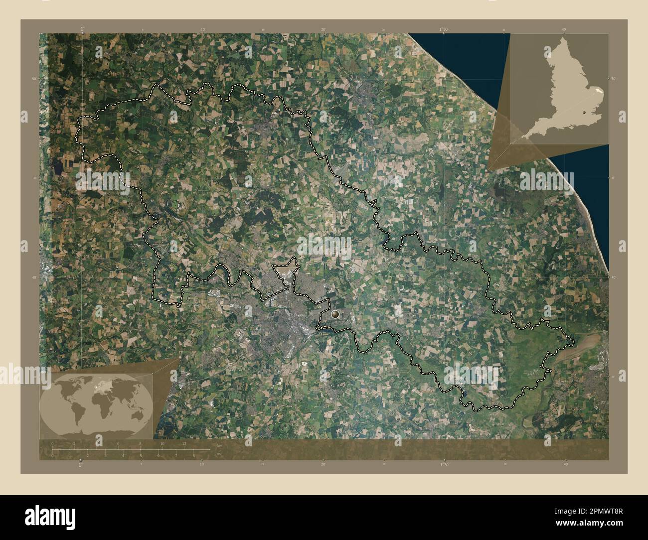 Broadland, non metropolitan district of England - Great Britain. High ...