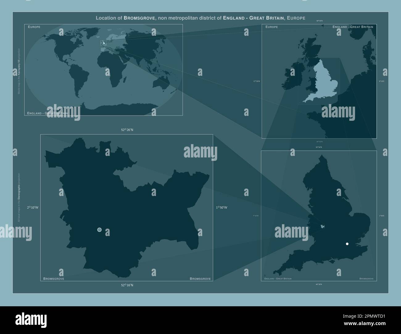 Bromsgrove, non metropolitan district of England - Great Britain ...