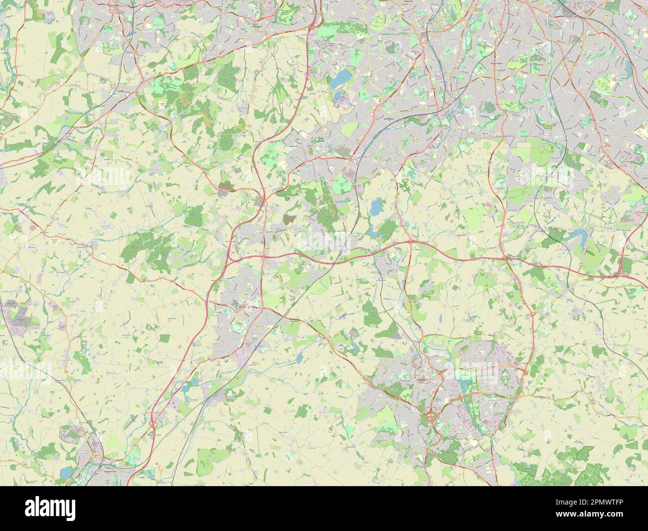 Bromsgrove, non metropolitan district of England - Great Britain. Open ...