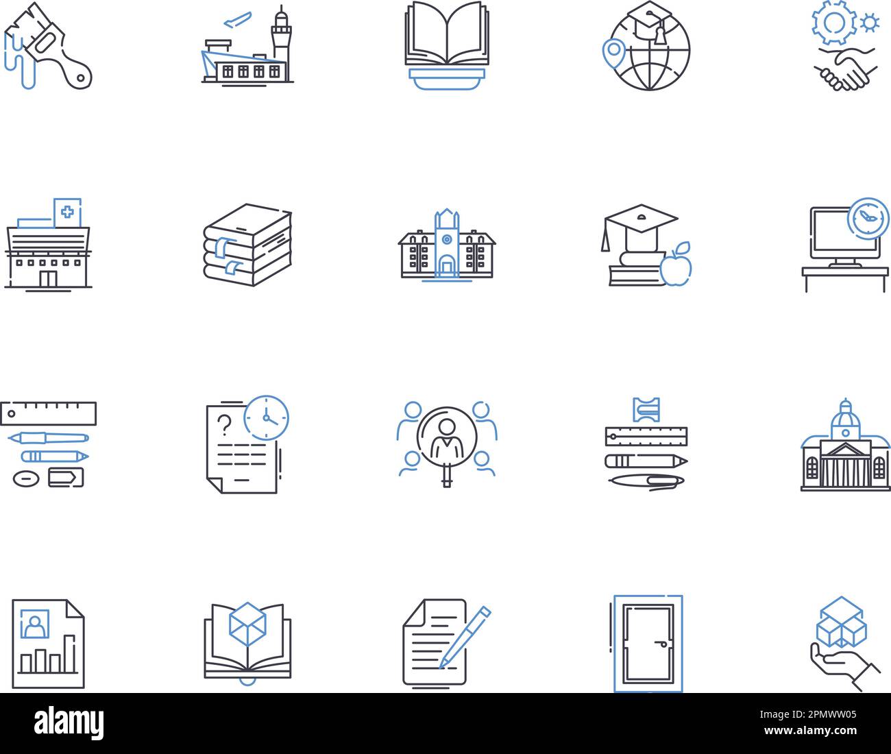 Engineering outline icons collection. Engineering, Design, Construct ... Engineering outline icons collection. Engineering, Design, Construct ...