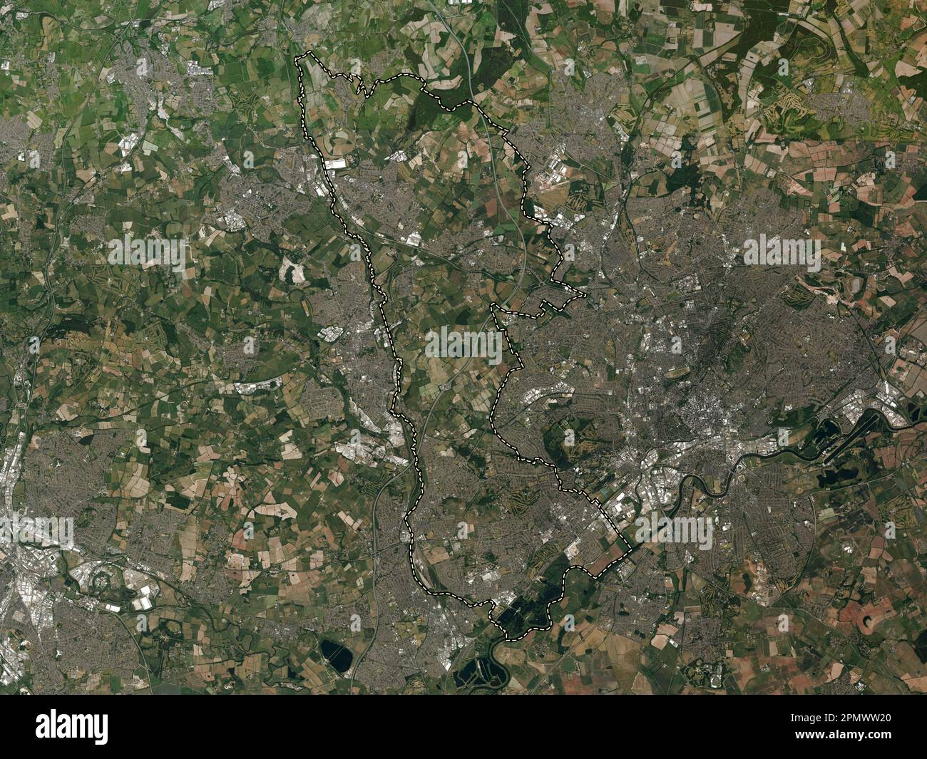 Broxtowe, non metropolitan district of England - Great Britain. High ...