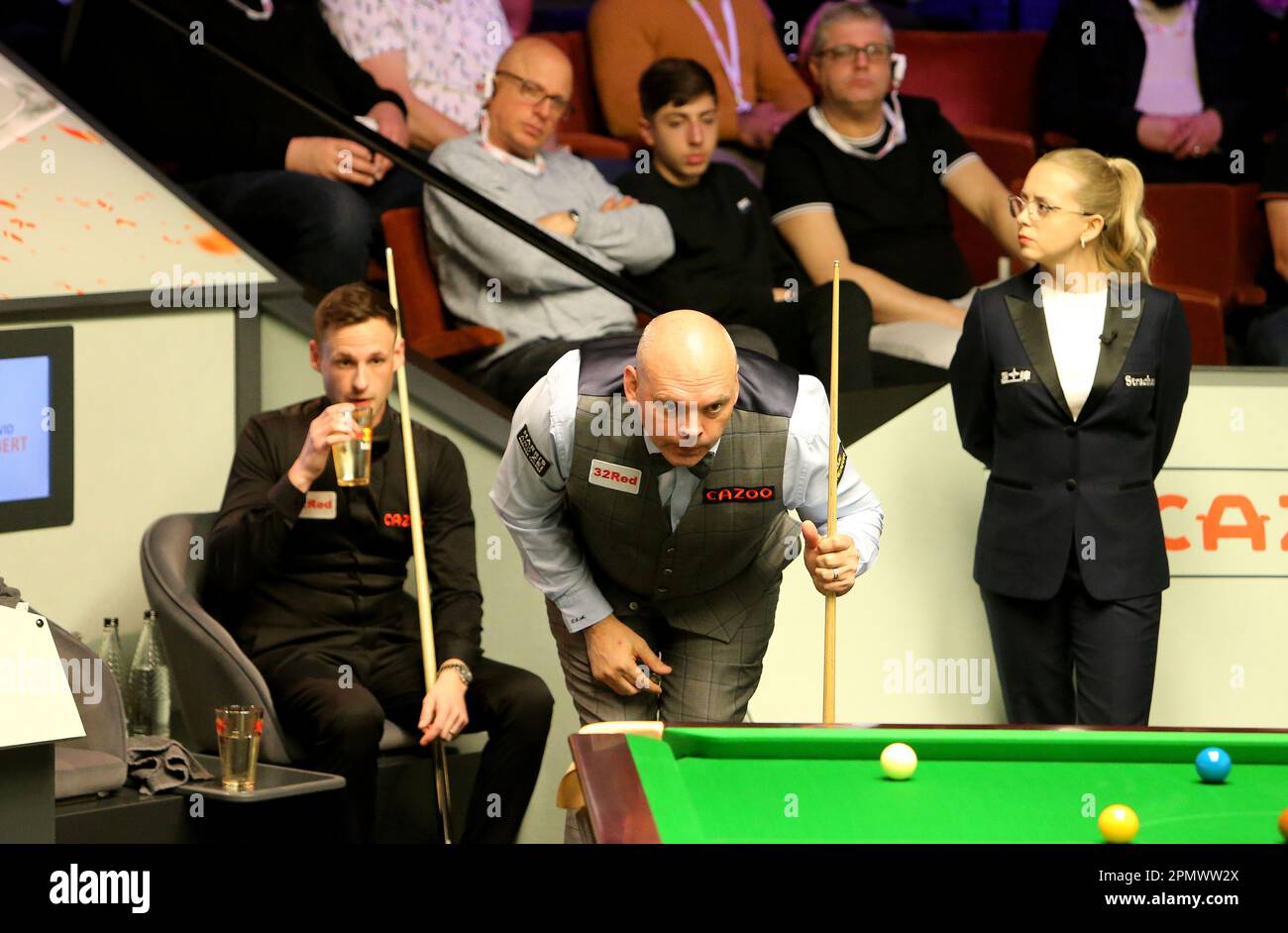 Sheffield, UK. 15th Apr, 2023. 15th April 2023; The Crucible, Sheffield ...