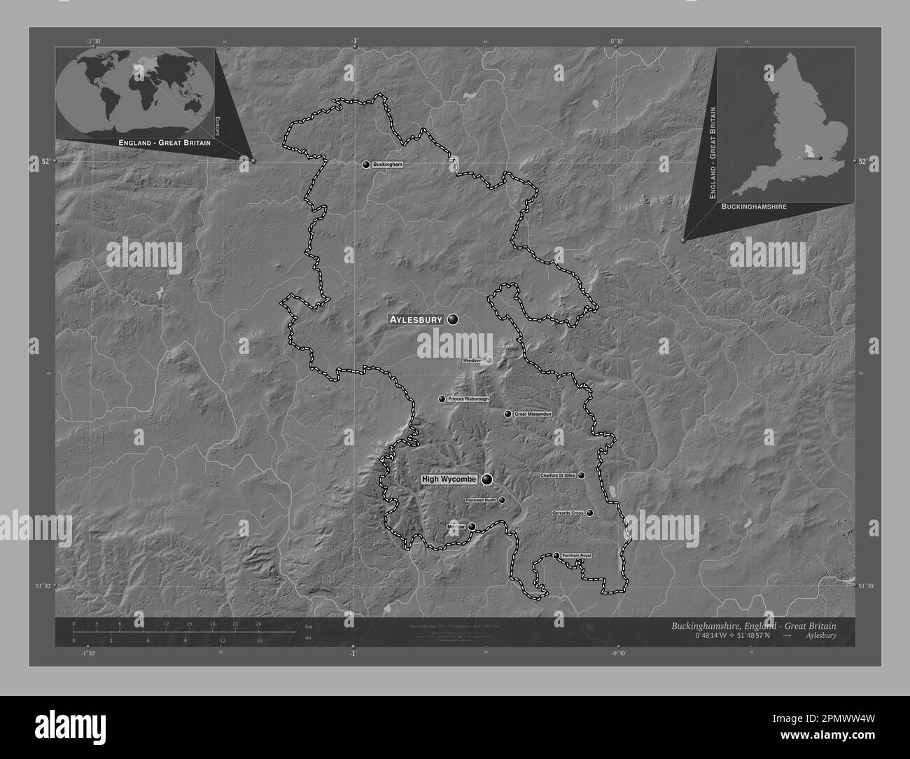 Buckinghamshire, administrative county of England - Great Britain ...