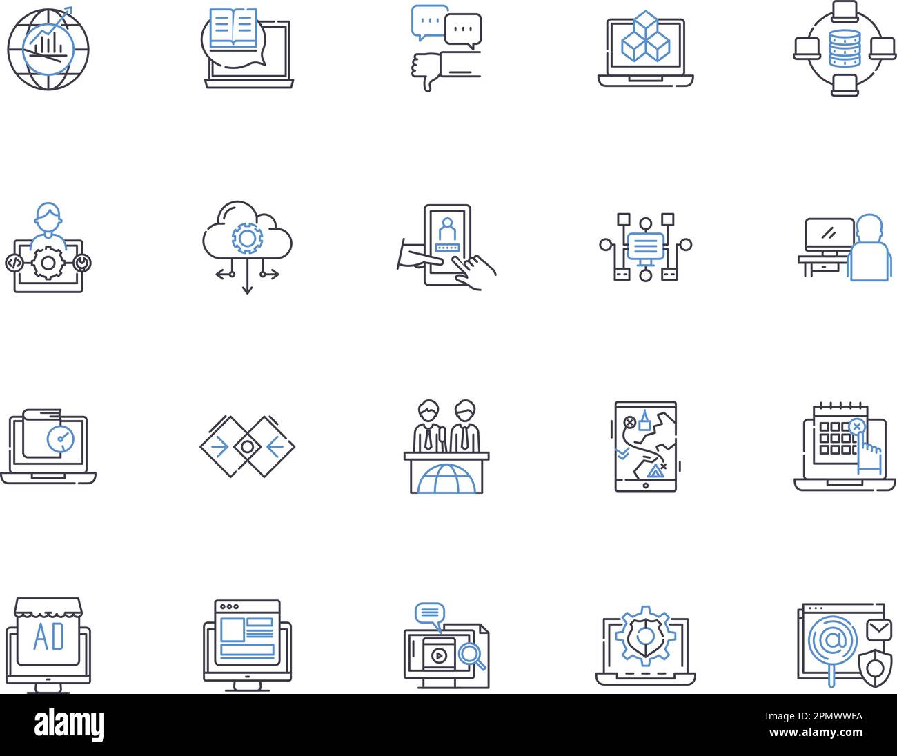 Network algorithms Stock Vector Images - Alamy