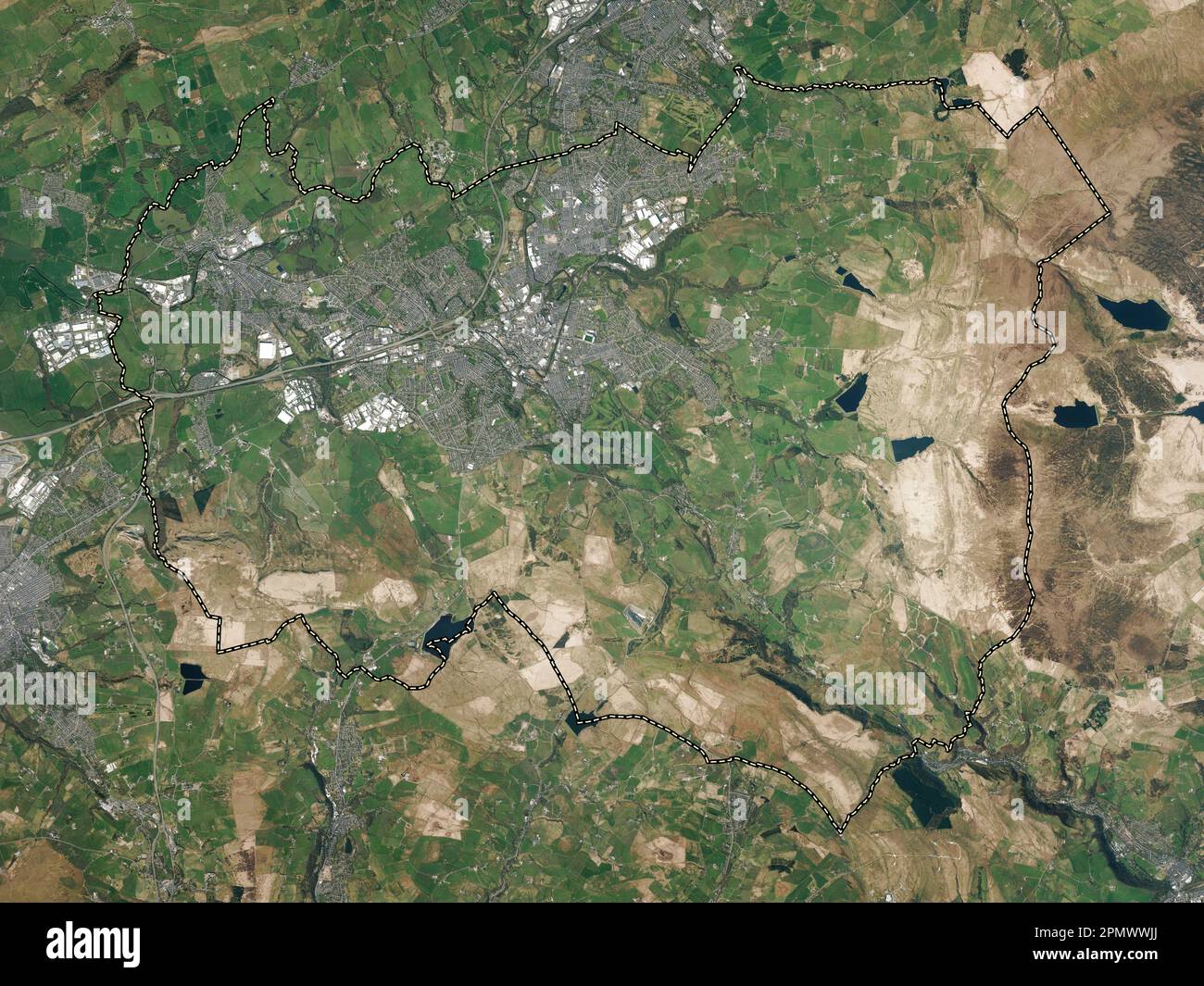 Burnley, non metropolitan district of England - Great Britain. High ...