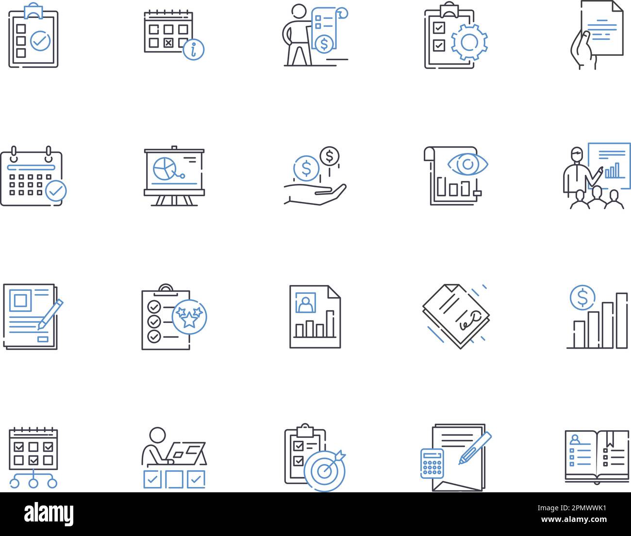 Calendar outline icons collection. Calendar, Agenda, Date, Time ...