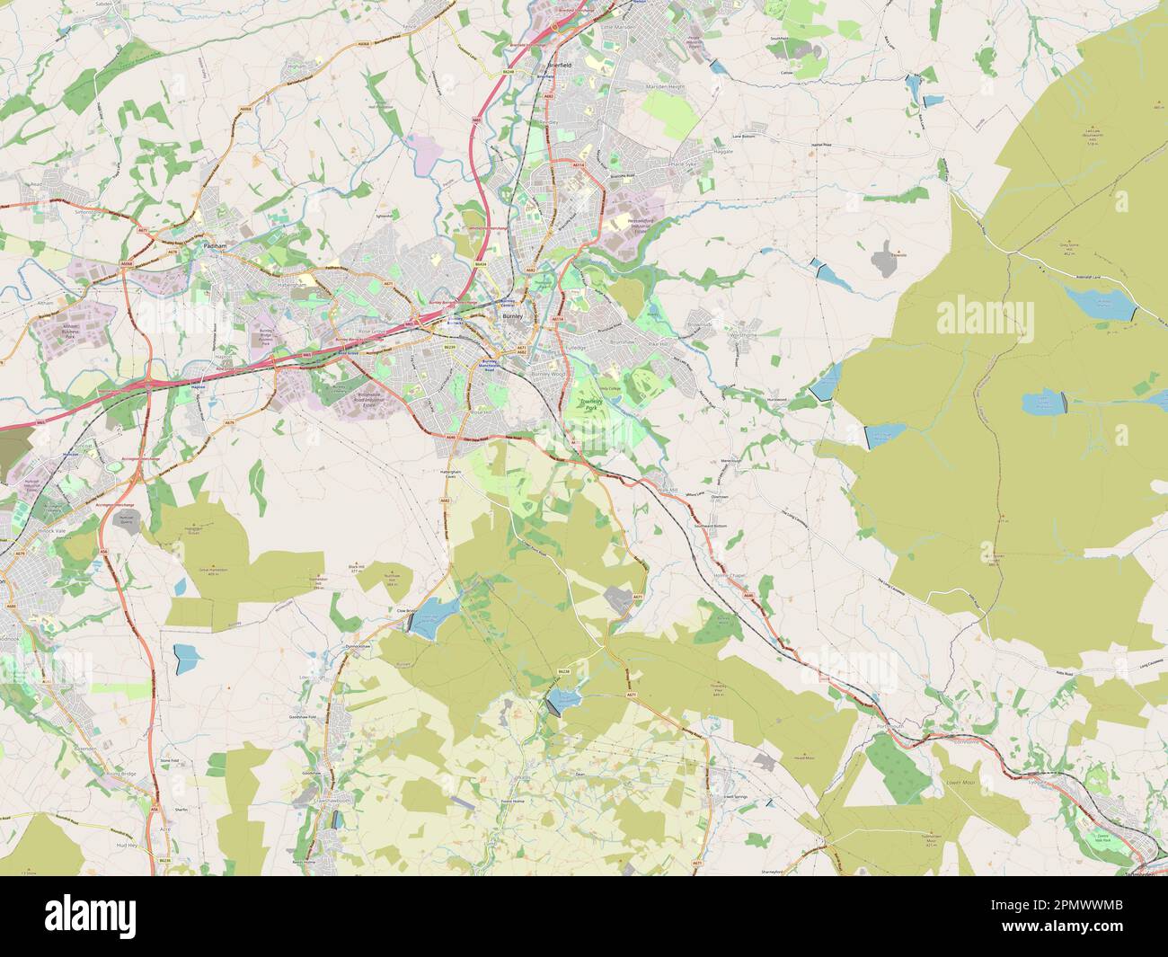 Burnley, non metropolitan district of England - Great Britain. Open ...