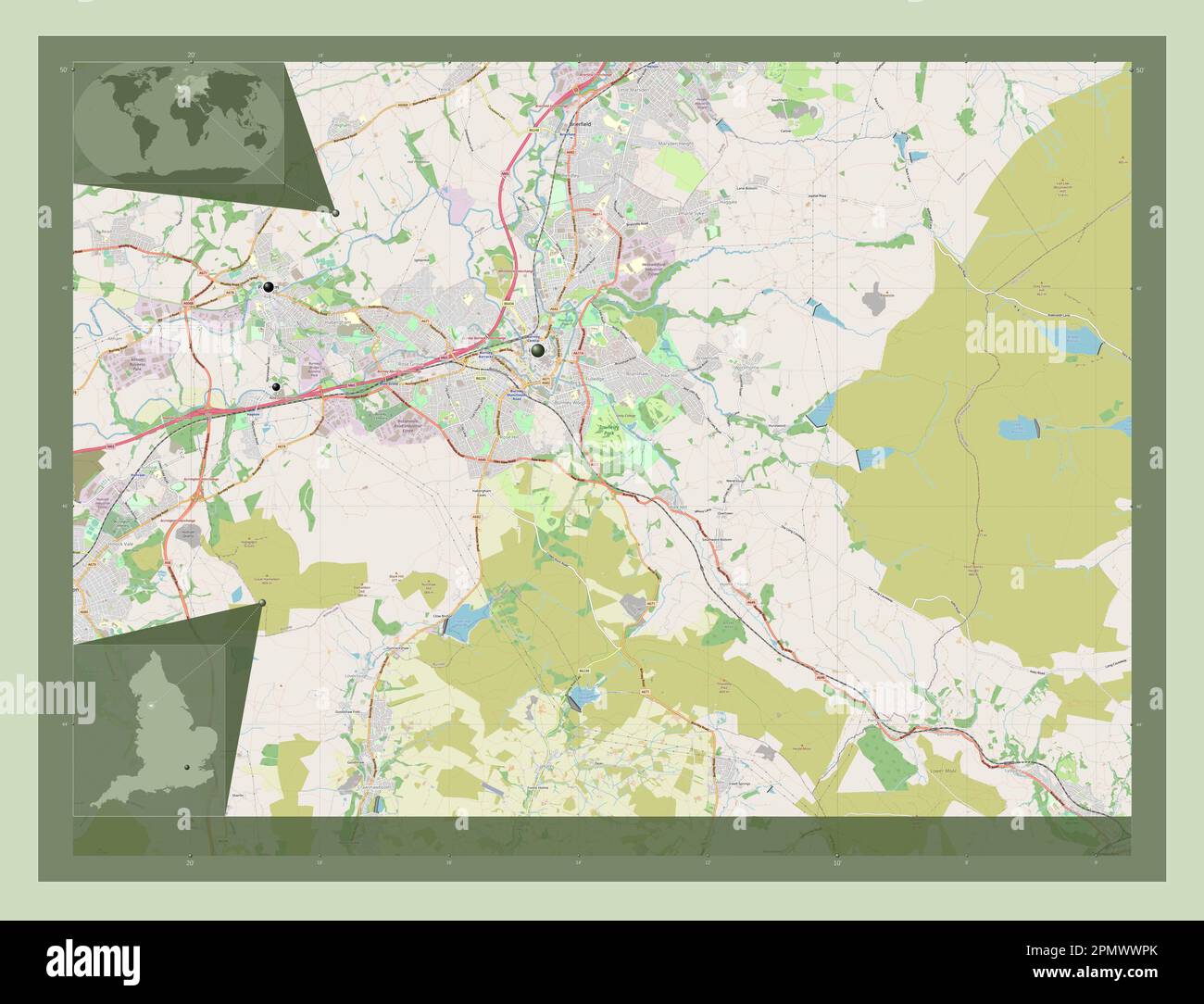 Burnley, non metropolitan district of England - Great Britain. Open ...