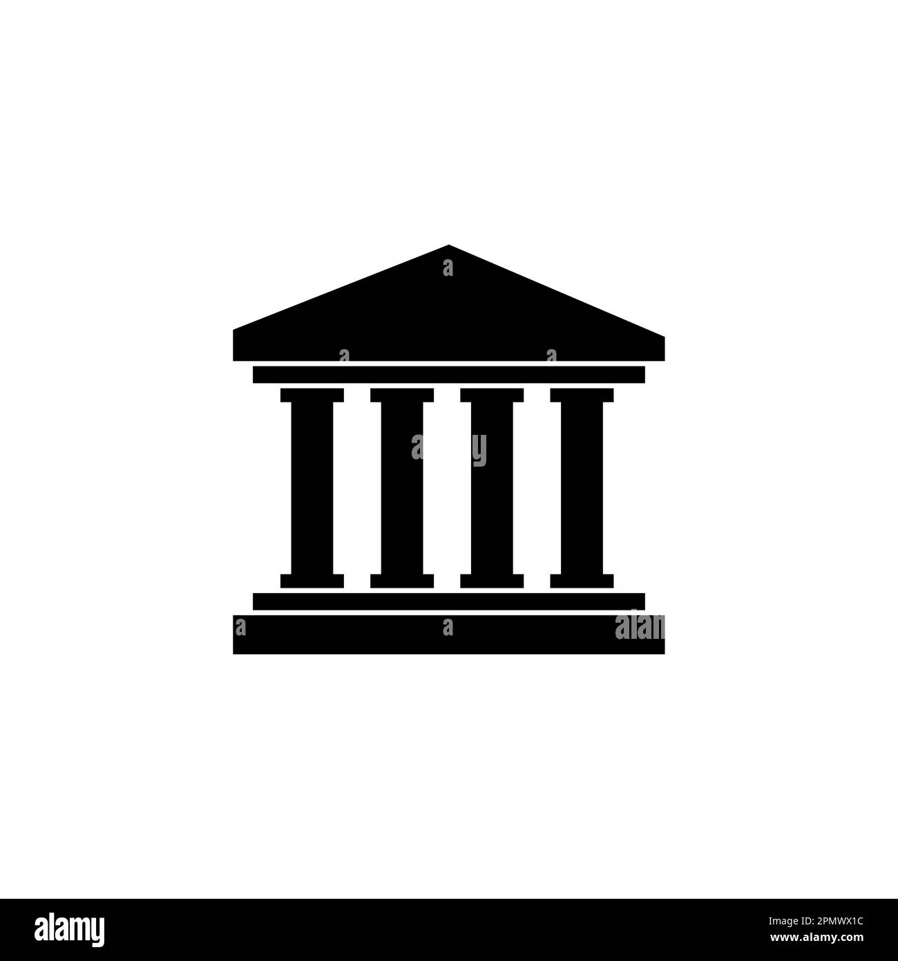 Bank icon vector. bank vector icon, museum, university Stock Vector ...