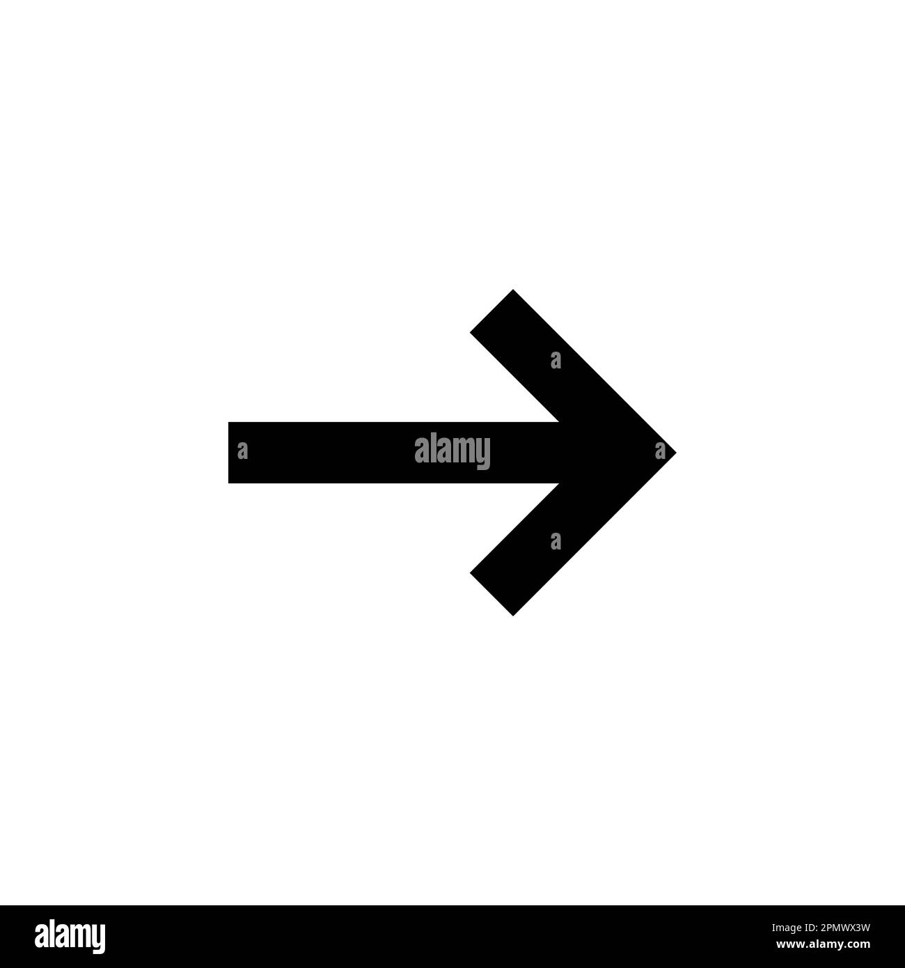 Arrow icon vector. Arrow symbol. Arrow sign for your web design Stock ...
