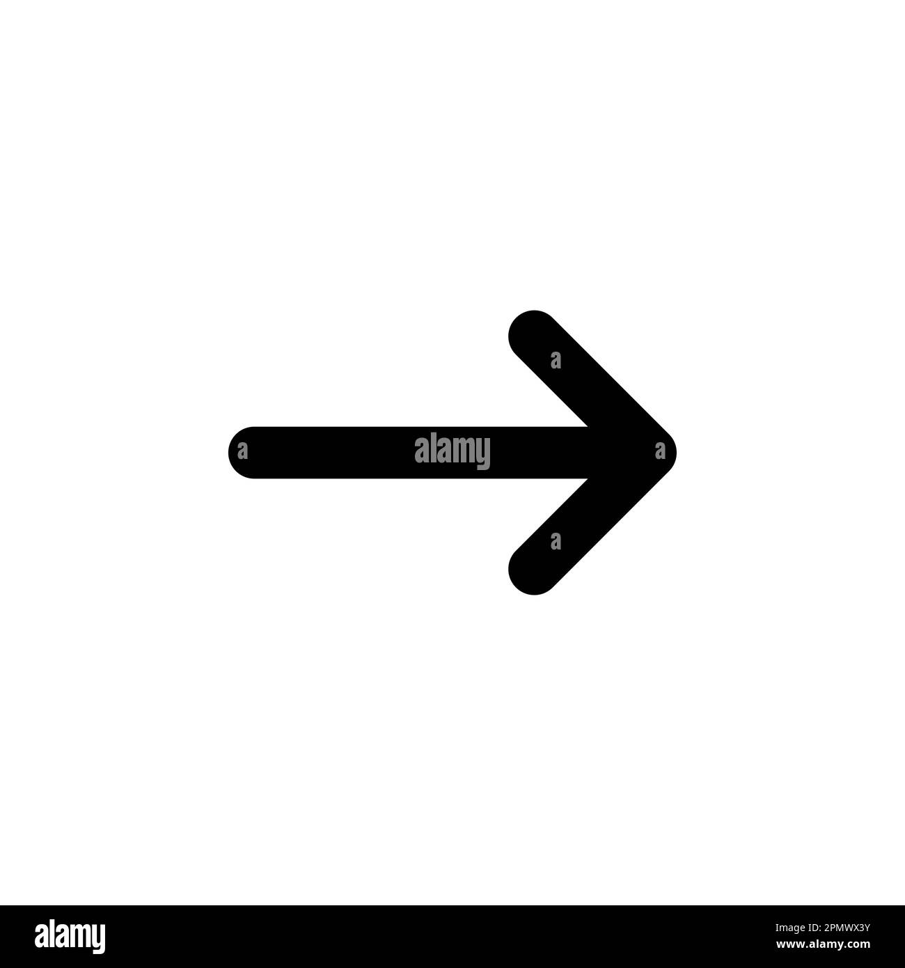 Arrow icon vector. Arrow symbol. Arrow sign for your web design Stock ...