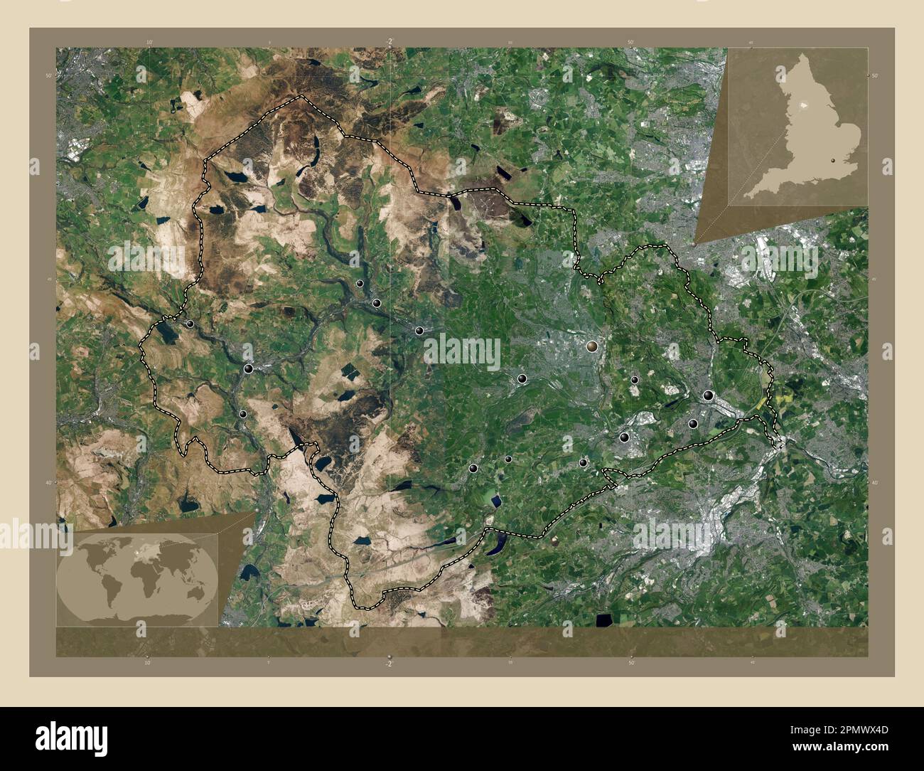 Calderdale, administrative county of England - Great Britain. High ...