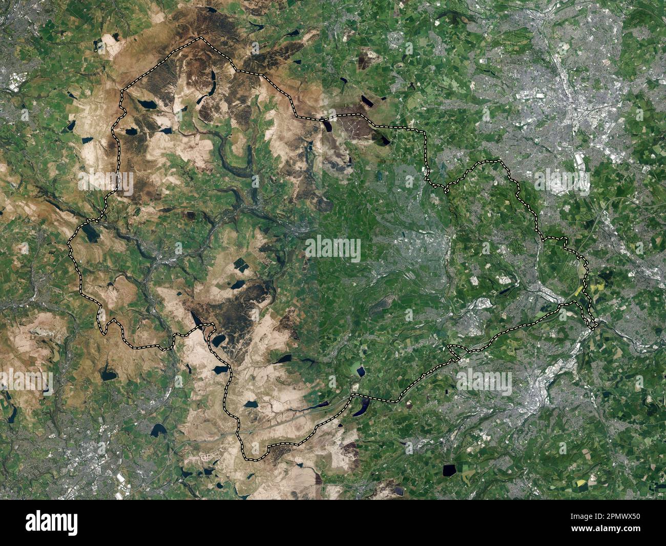 Calderdale, administrative county of England - Great Britain. High ...