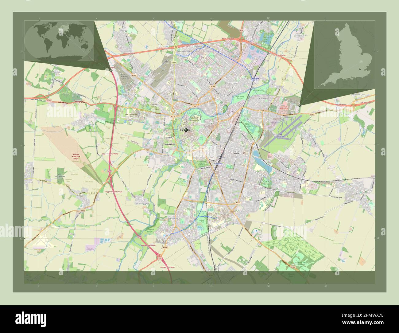 Cambridge, non metropolitan district of England - Great Britain. Open ...