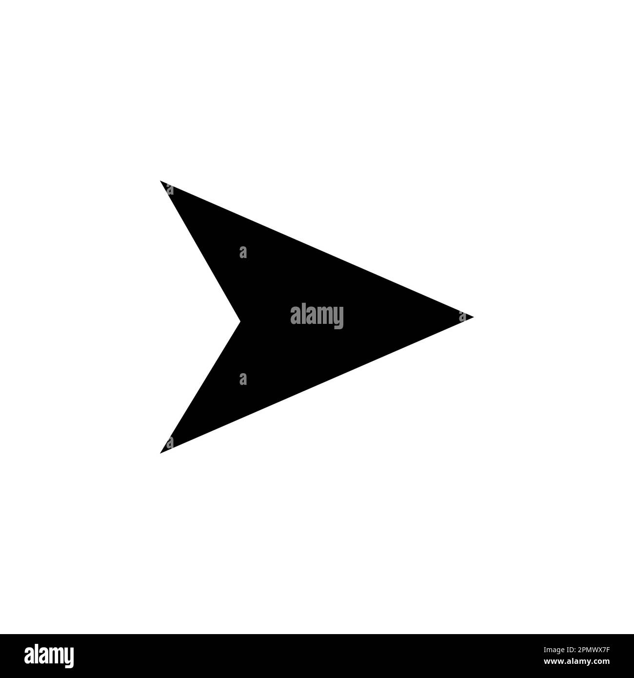 Arrow icon vector. Arrow symbol. Arrow sign for your web design Stock ...