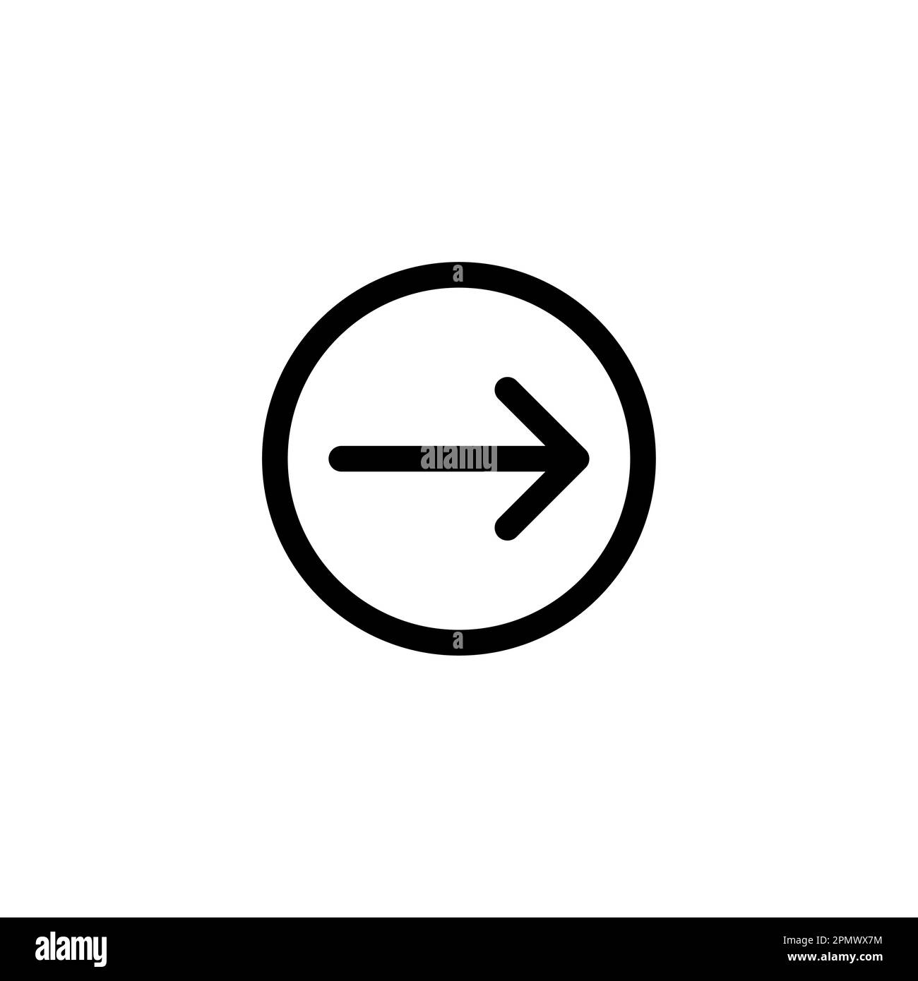 Arrow icon vector. Arrow symbol. Arrow sign for your web design Stock ...