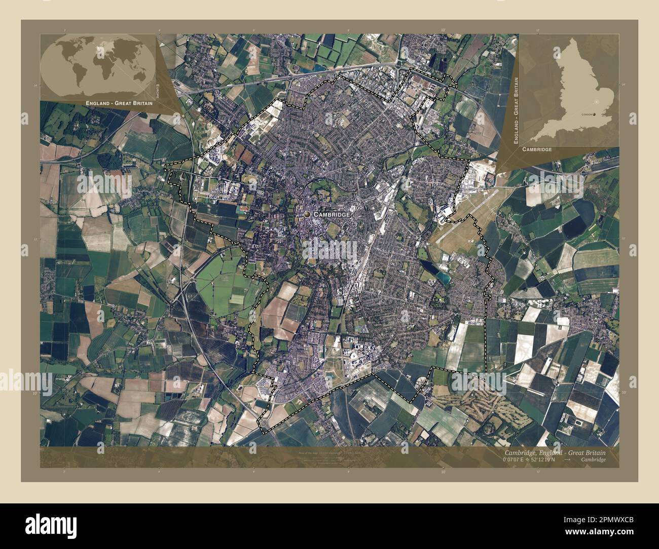 Cambridge, non metropolitan district of England - Great Britain. High ...