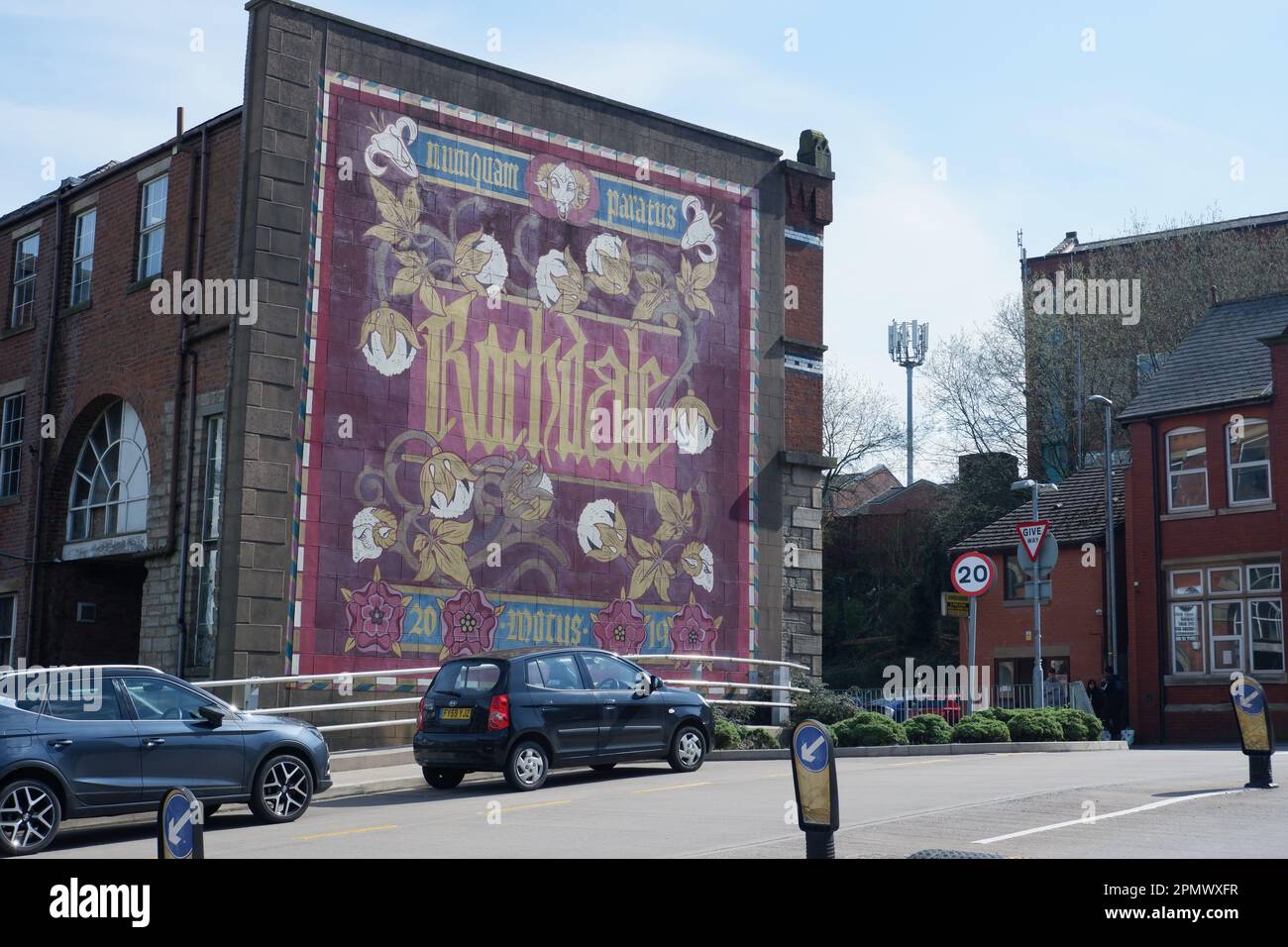 Large mural on side of Waterside House by artist Philth Blake created ...