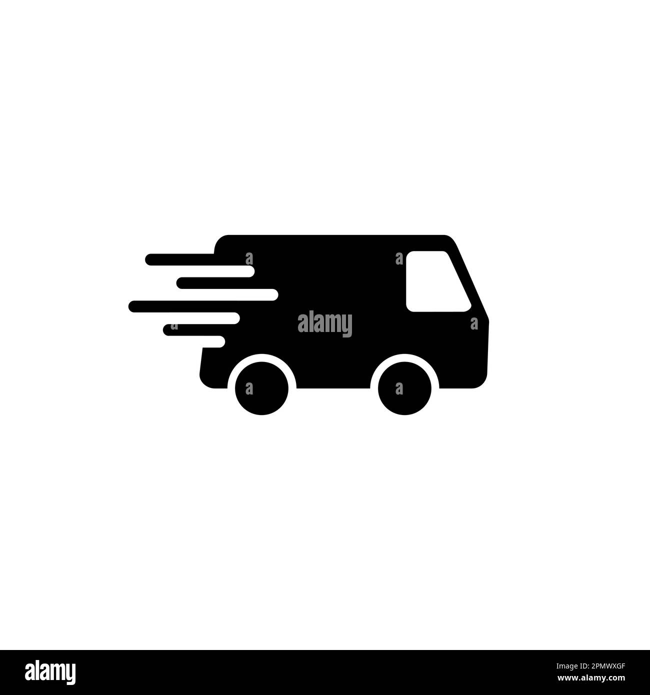 Fast shipping delivery truck icon vector. Delivery truck icon. fast ...