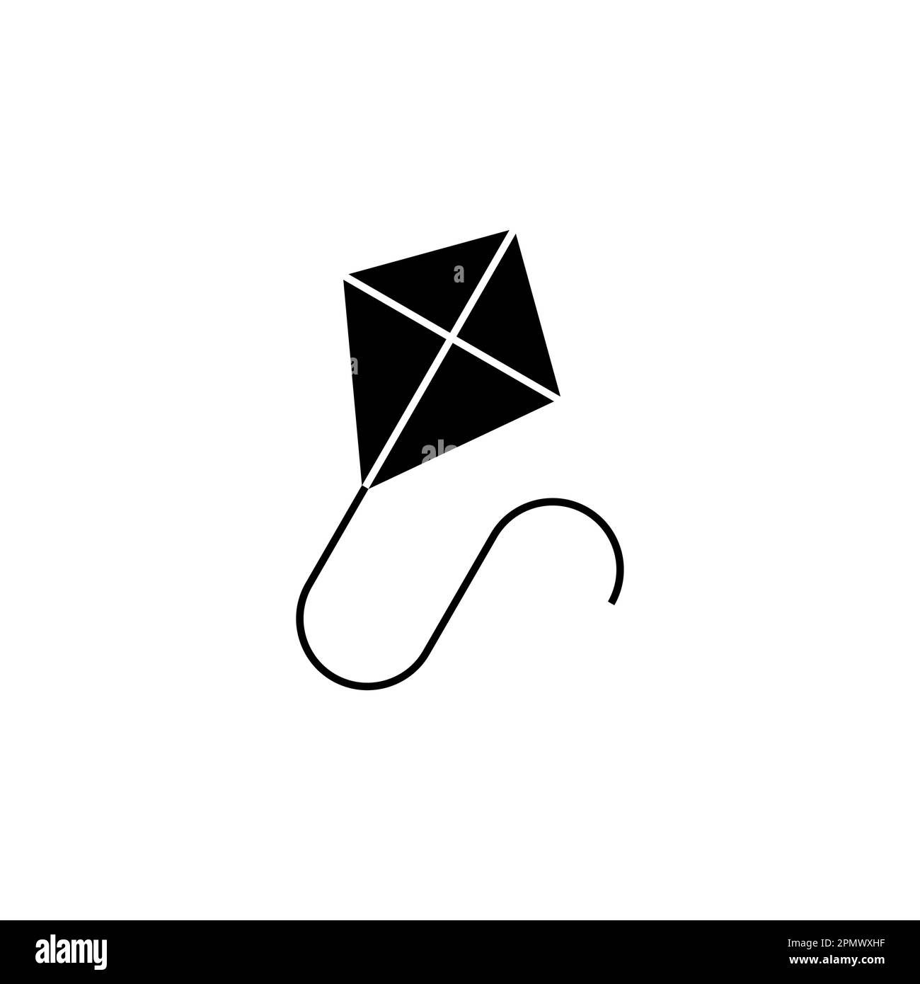 Kite icon vector. kite vector icon Stock Vector Image & Art - Alamy