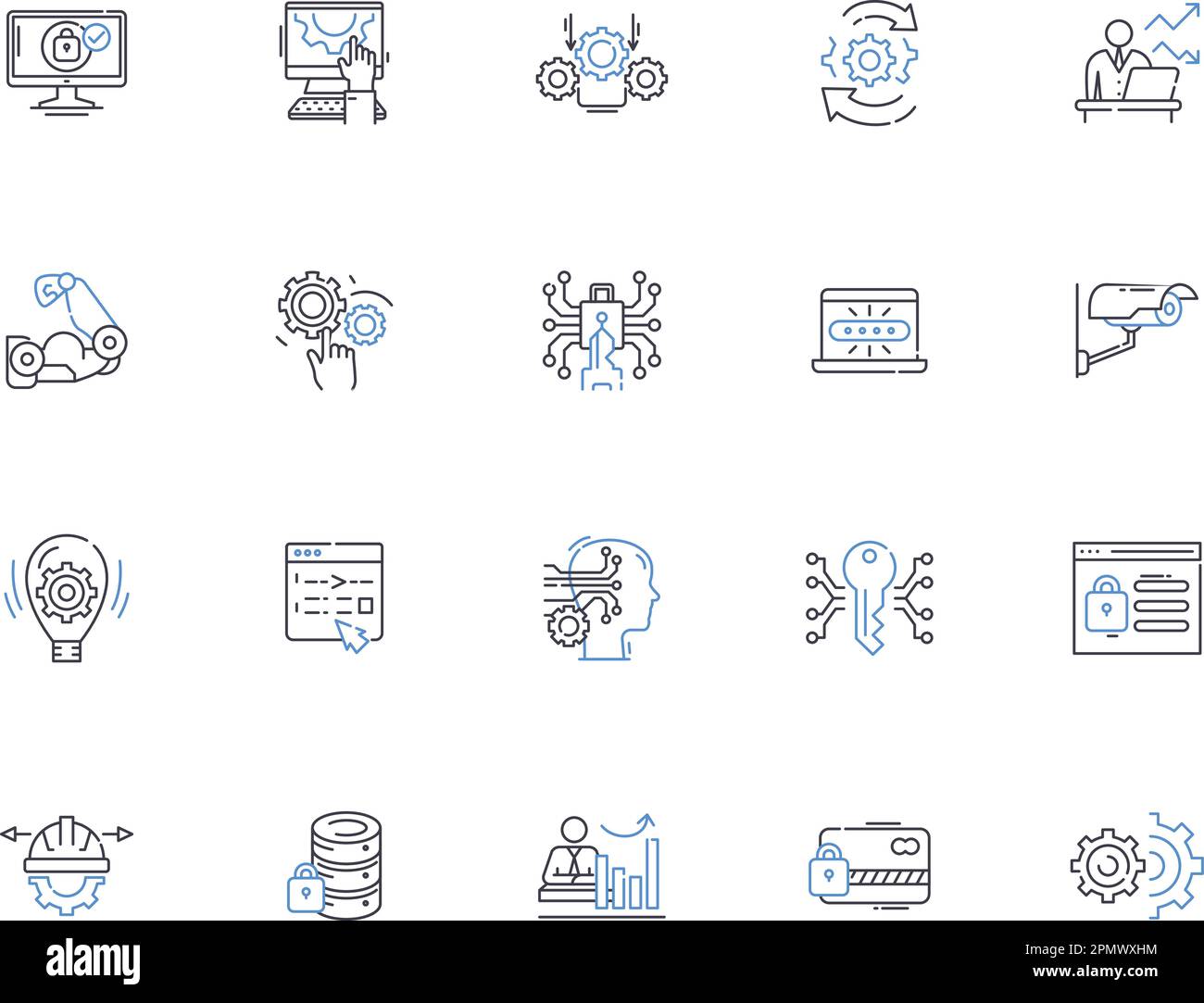 Server outline icons collection. Server, Hosting, Servers, Web-Server ... Server outline icons collection. Server, Hosting, Servers, Web-Server ...