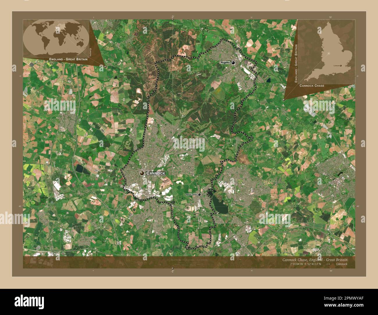 Cannock Chase, non metropolitan district of England - Great Britain ...