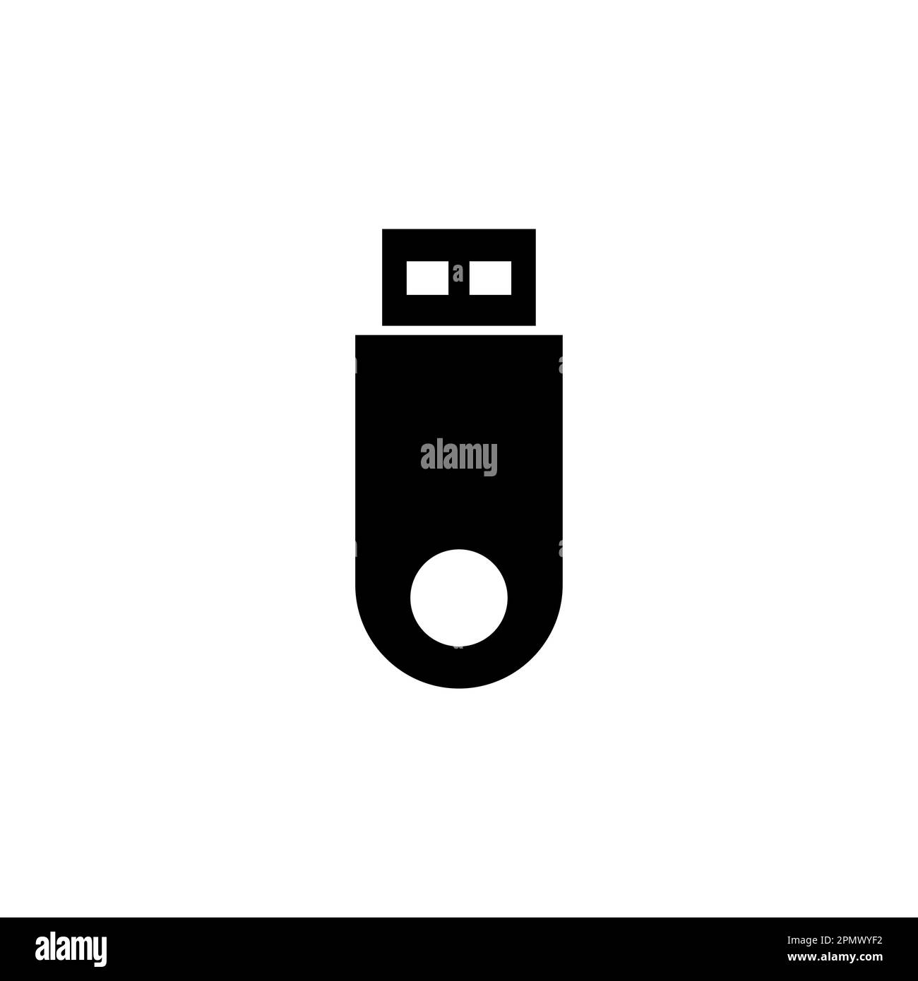 Usb Icon Vector Flash Disk Icon Vector Stock Vector Image And Art Alamy