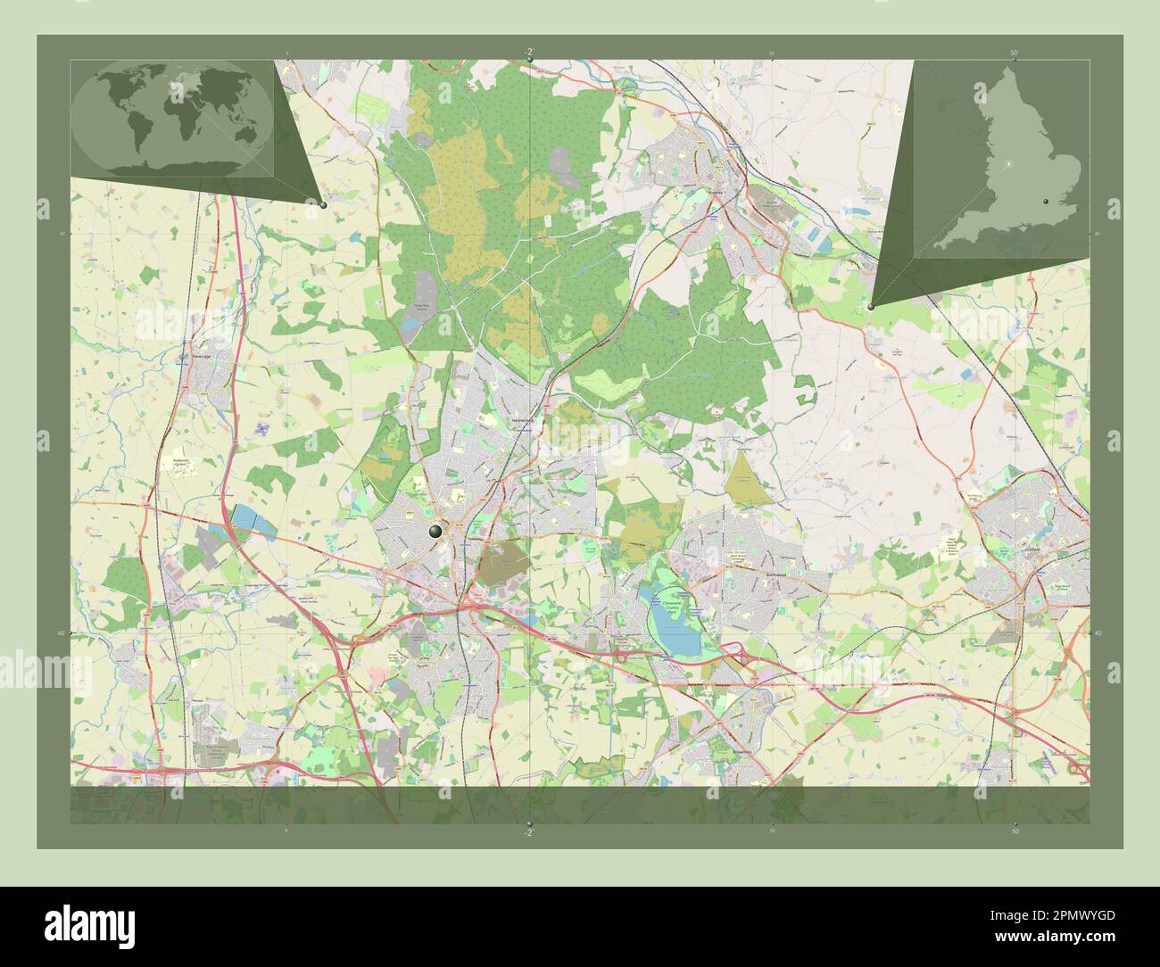 Cannock Chase, non metropolitan district of England - Great Britain ...