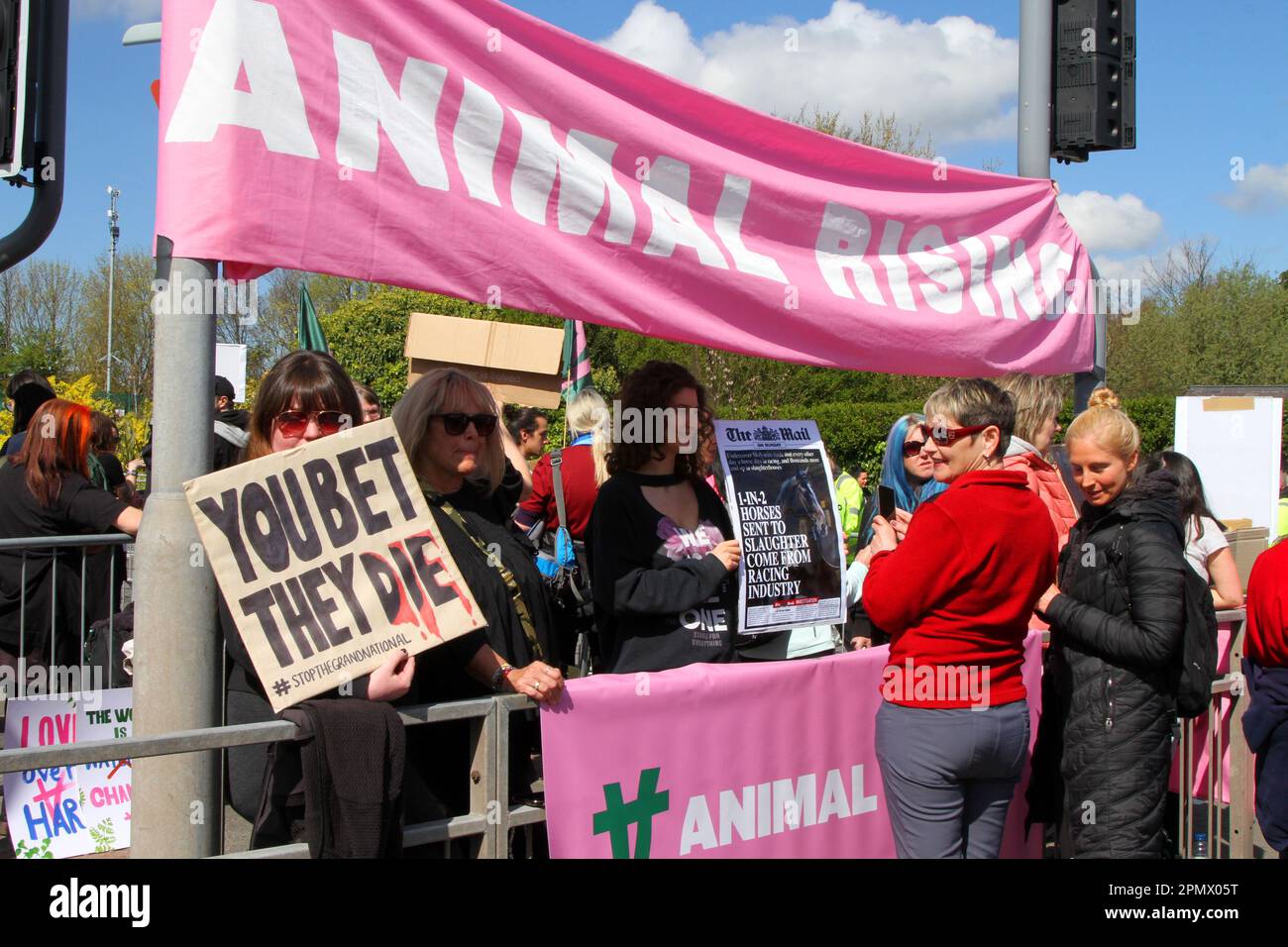 Animal Rising Action for animals protest group, disrupting the Grand ...