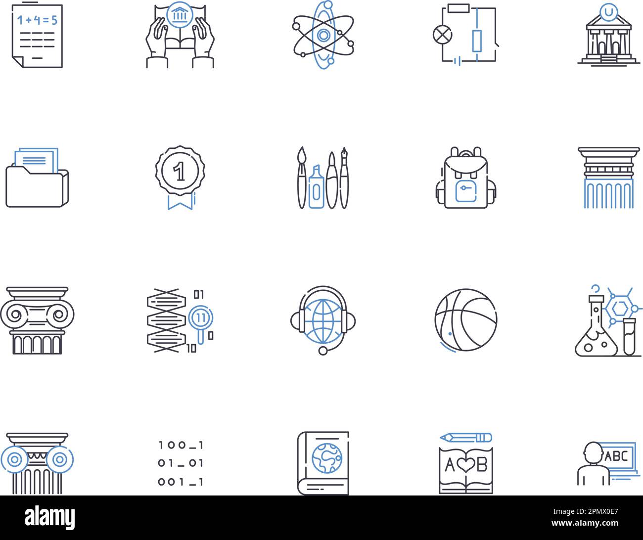 University outline icons collection. University, College, Institution ... University outline icons collection. University, College, Institution ...