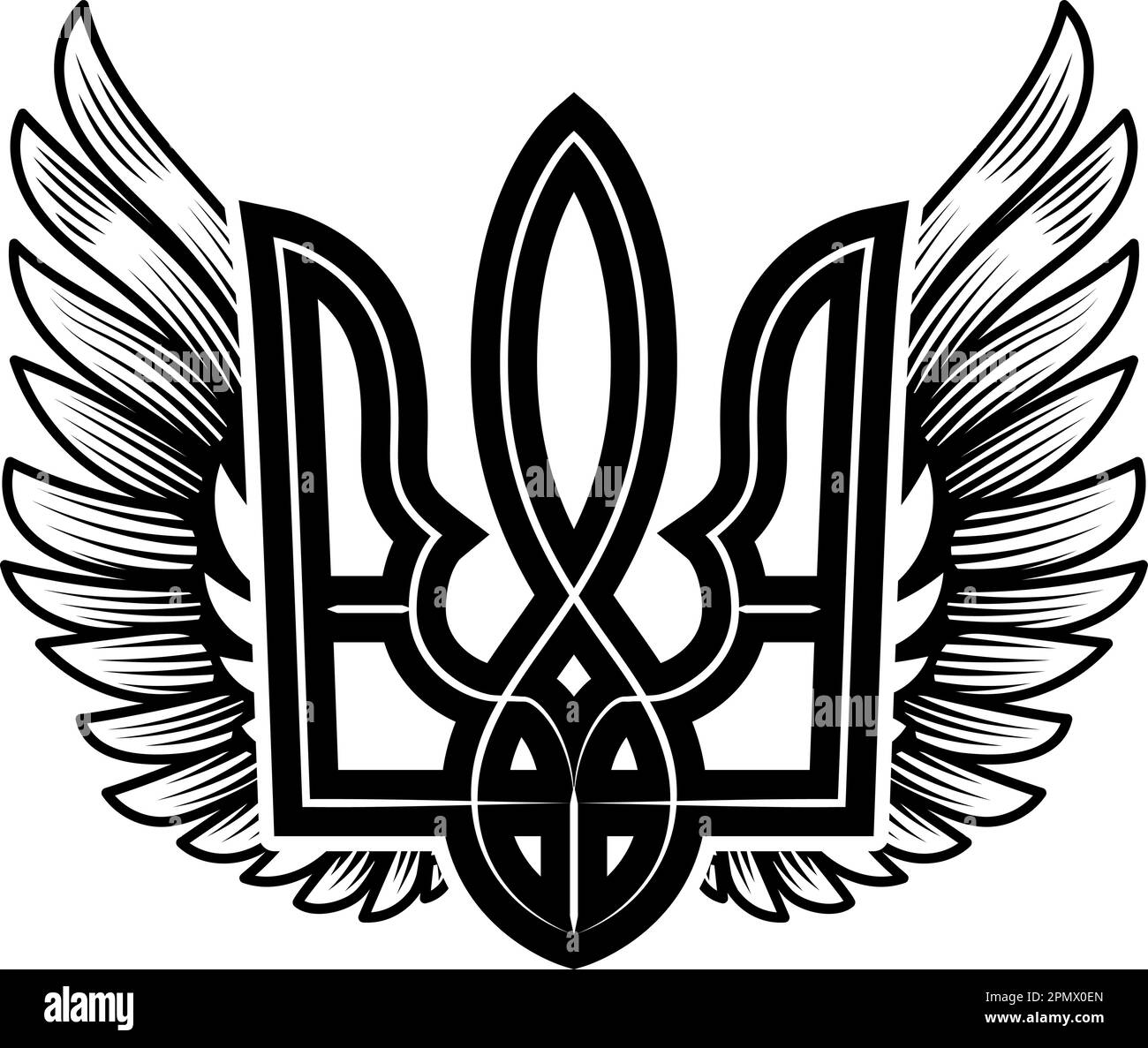 Trident flag Black and White Stock Photos & Images - Alamy